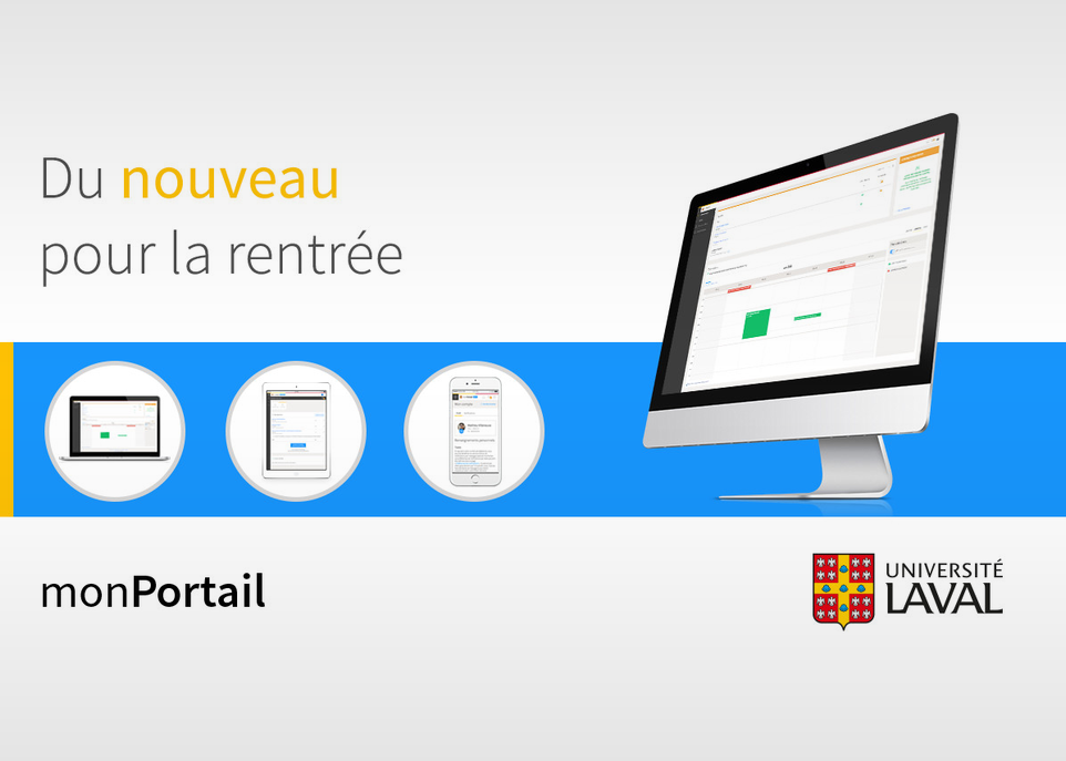 monPortail : le nouvel environnement numérique d’études à l’UL