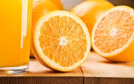 Du jus d'orange pressé au CO2