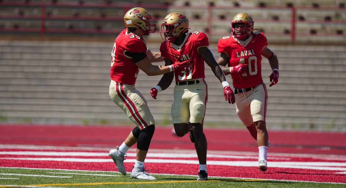 Football Rouge et Or: un match présaison spectaculaire